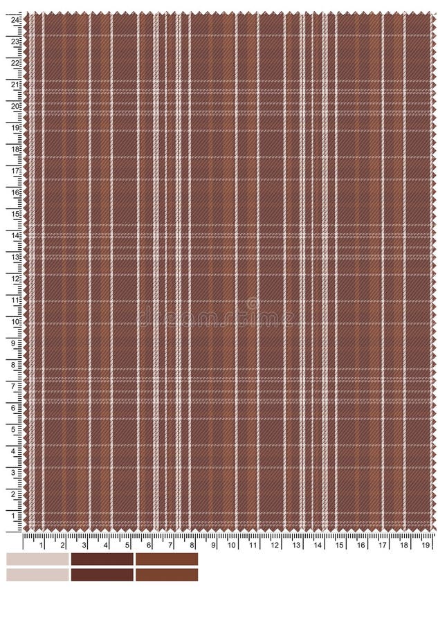 Checked Fabric Texture for Woven Fabric Pattern Stock Illustration ...