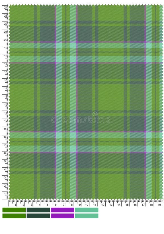 Checked Fabric Texture for Woven Fabric Pattern Stock Illustration ...
