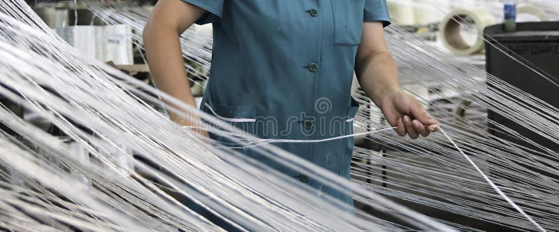 Woven Fiberglass Roving in a Soft Cockpit Stock Photo - Image of cable ...