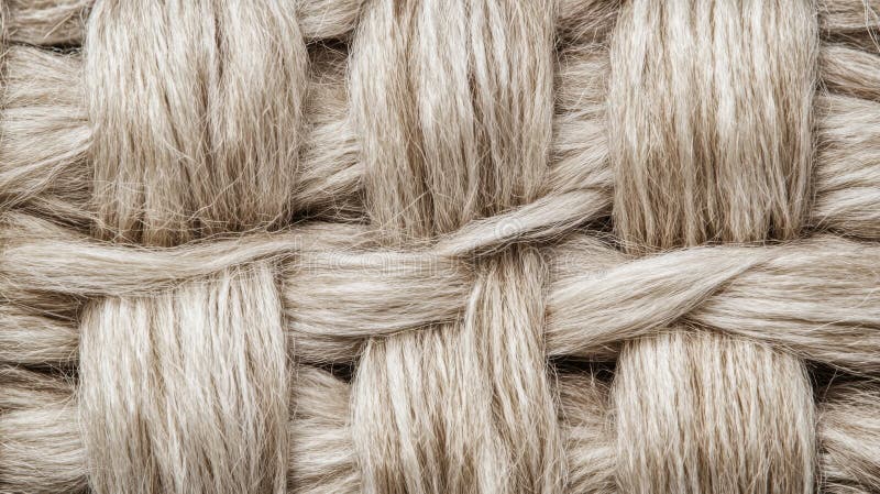 Woven Flax Fibers Create a Textured Fabric Stock Illustration ...