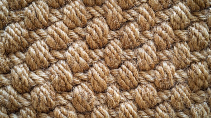 Woven Light Brown Rope Texture Detail Stock Illustration - Illustration ...