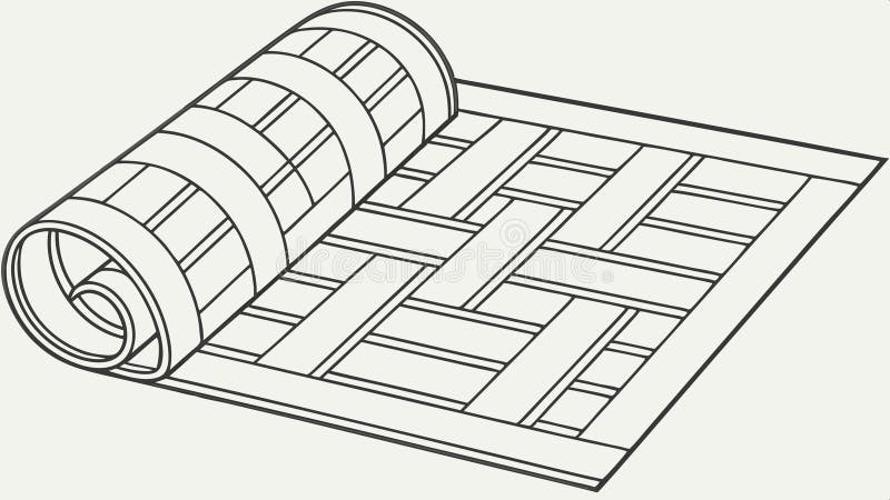 Woven Mat Pattern, Geometric Textile Design Vector Design Generative AI ...