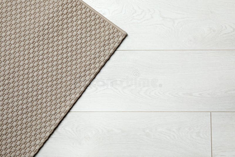 Woven Mat on Wooden Background, Top View Stock Photo - Image of house ...