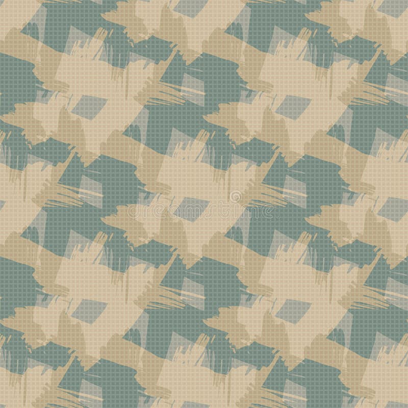Woven Painted Criss Cross Shapes.Vector Seamless Pattern Background ...