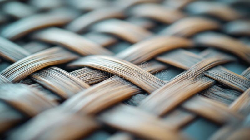 Woven Pattern Brown and Beige Intertwined Strands Stock Illustration ...