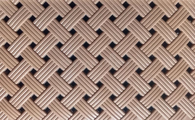 Woven Pattern on Brown Plastic Mold Stock Photo - Image of plastic ...