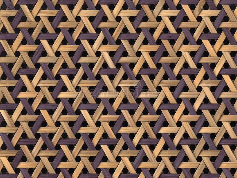 Woven Patterns Wallpaper Background Design. Rattan-bamboo Patterns ...