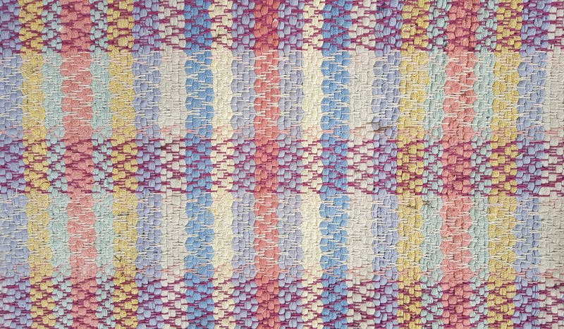 Woven plaid rug pattern stock image. Image of background - 76028461