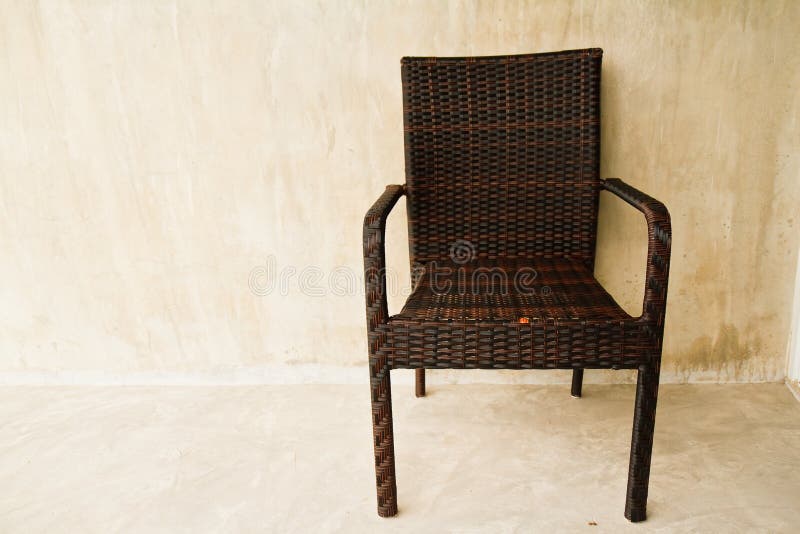 Woven plastic chair stock image. Image of furniture, outdoor - 35736537
