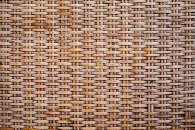 Woven Rattan With Natural Patterns Stock Image - Image of rough, fiber ...