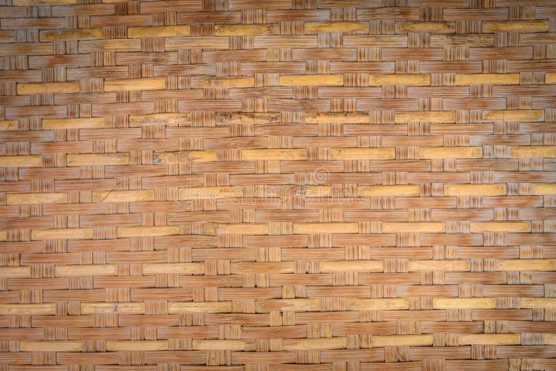 Woven Rattan with Natural Patterns Stock Image - Image of wood ...