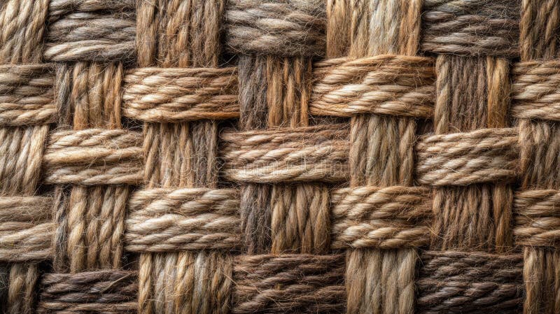 Woven Rope Texture Showing Intricate Detail and Pattern Stock ...