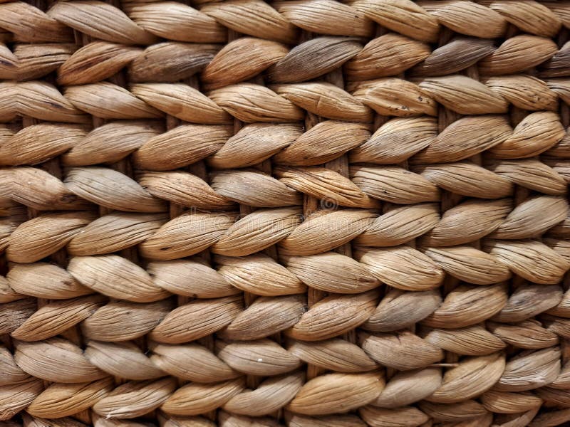 Woven Rope from Water Hyacinth Stock Photo - Image of water, rope ...