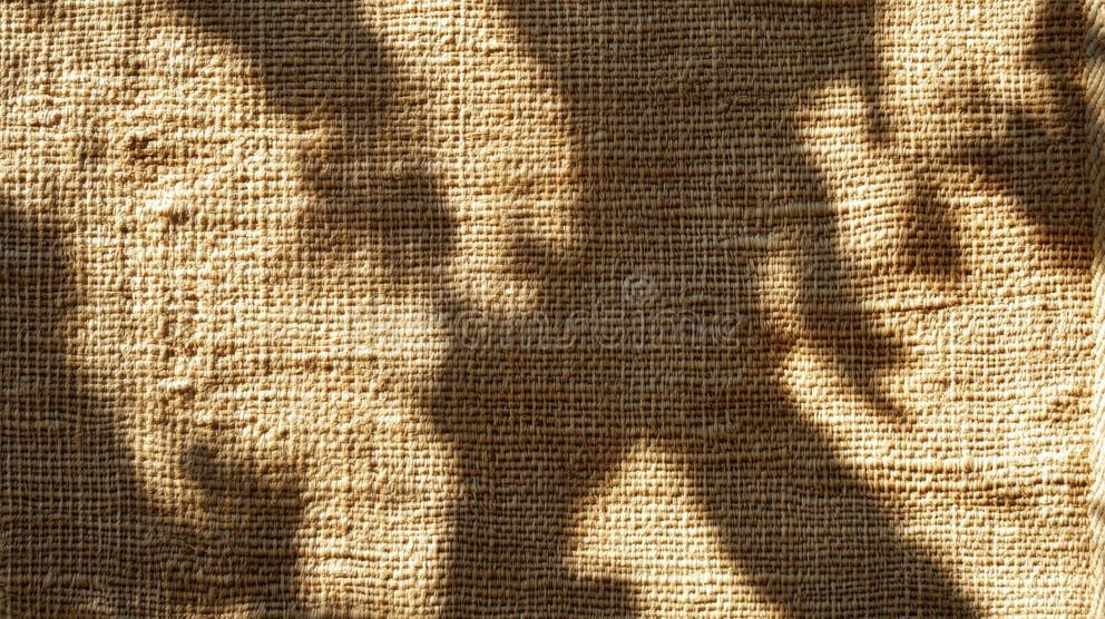 Woven Straw Mat Background SunKissed Texture with Natural Shadow ...