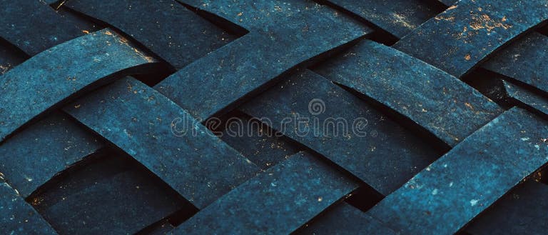 Woven Textures Featuring Interlaced Patterns in a Striking Abstract ...