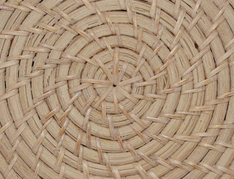 Woven Wicker Texture Pattern Stock Photo - Image of pattern, circular ...