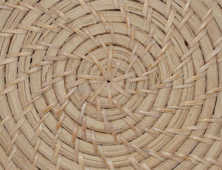 Woven Wicker Texture Pattern Stock Photo - Image of pattern, circular ...