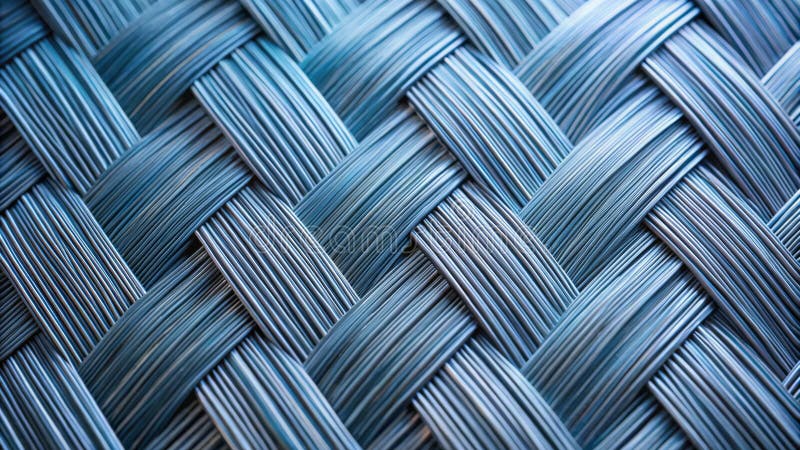 Woven Wire Blue Interlaced Texture Stock Illustration - Illustration of ...