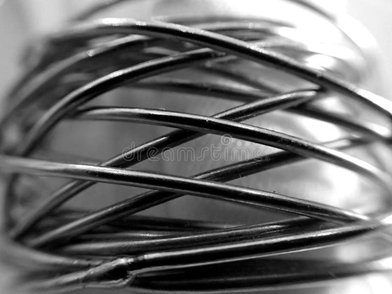 Woven Wire Loops Form a Complex Pattern Stock Photo - Image of design ...