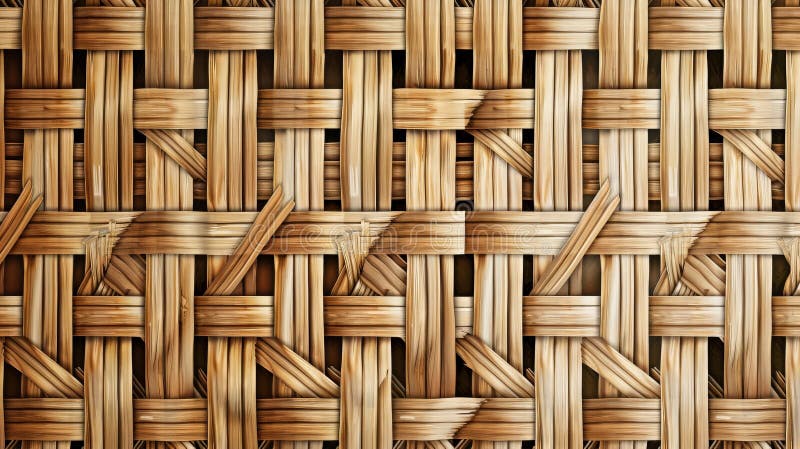 Woven Wood Texture with Interlacing Strips Stock Illustration ...