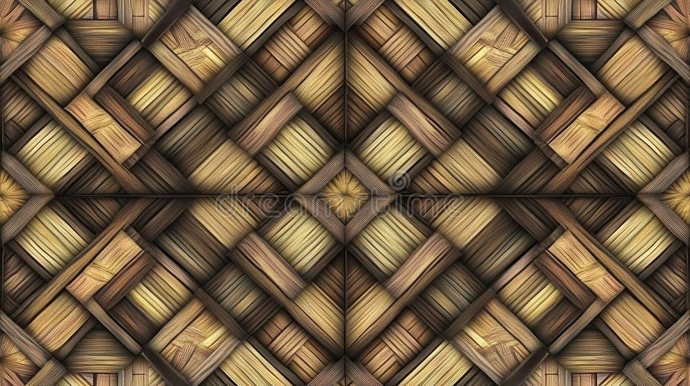 Woven Wood Texture Pattern, Background Design, Interior Decor Stock ...