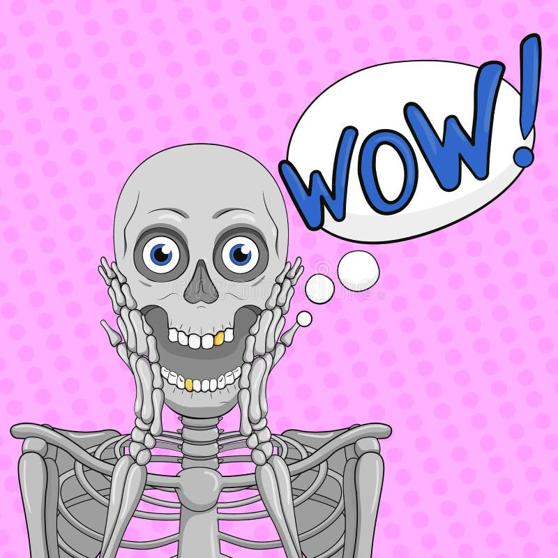 Surprised Skeleton Stock Illustrations – 54 Surprised Skeleton Stock ...