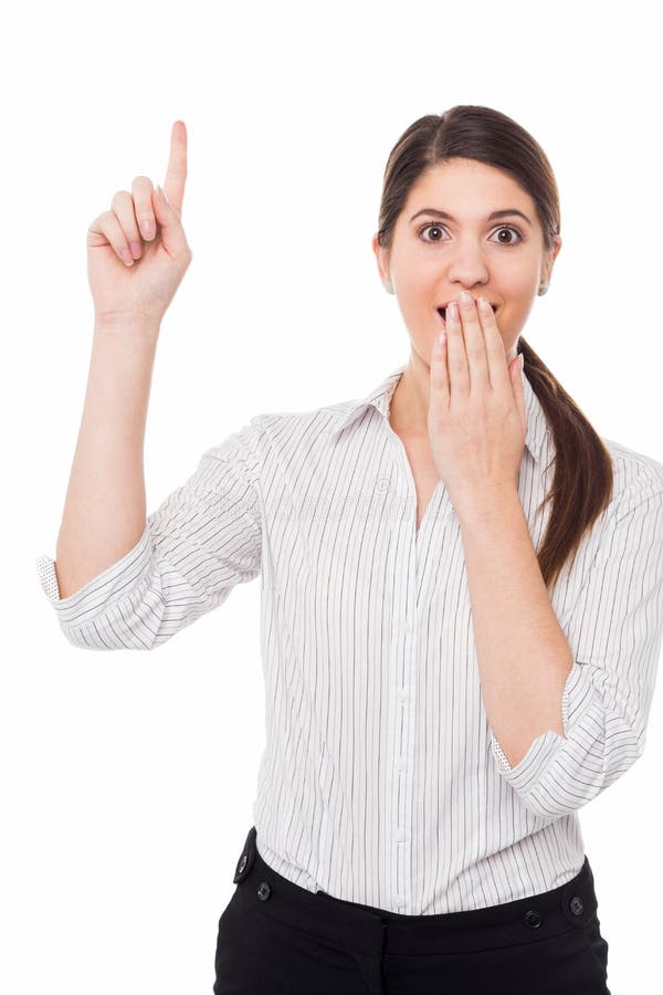 Yes! I Can Answer the Question Stock Image - Image of portrait ...