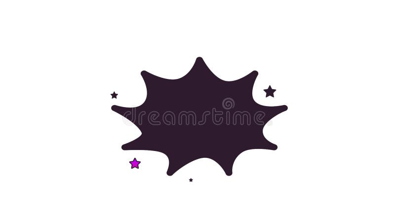 Wow. Comic Explosion Animation on White and Green Screen Stock Footage ...