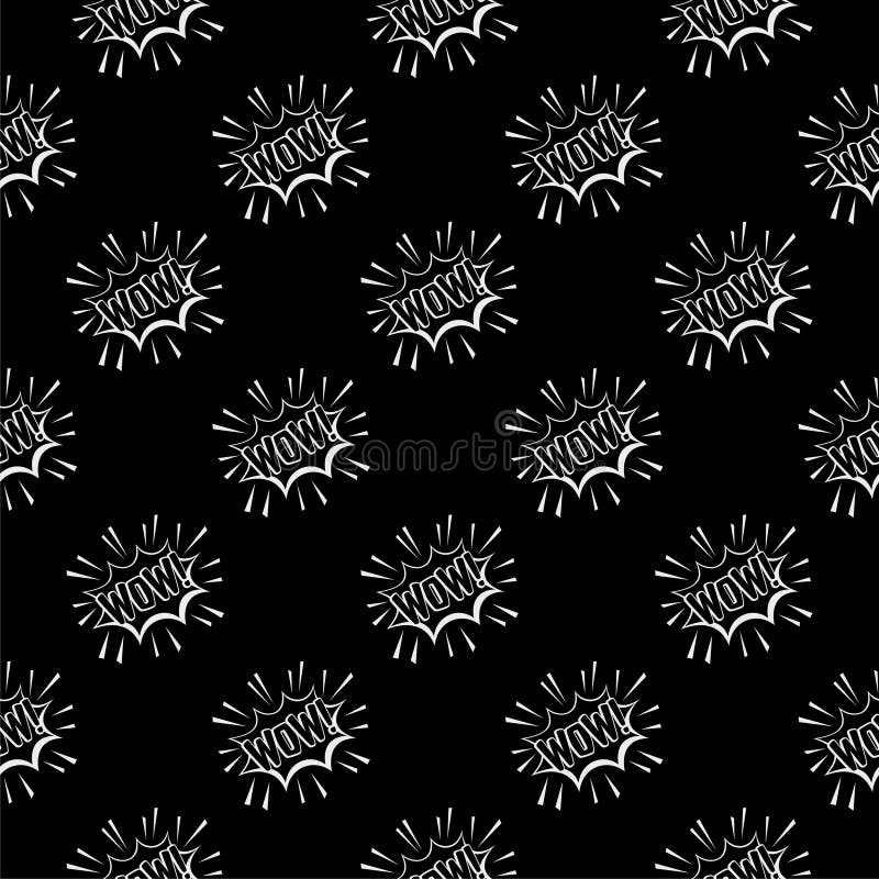 Comic Text Speech Bubble Seamless Pattern Stock Illustrations – 1,320 ...