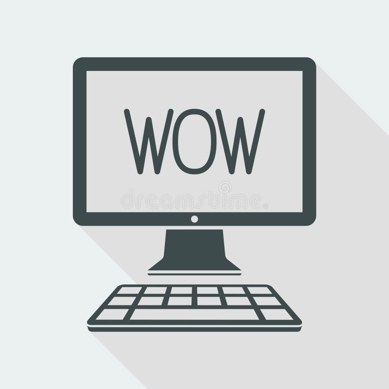 Wow Exclamation - Vector Icon for Computer Website or Application Stock ...