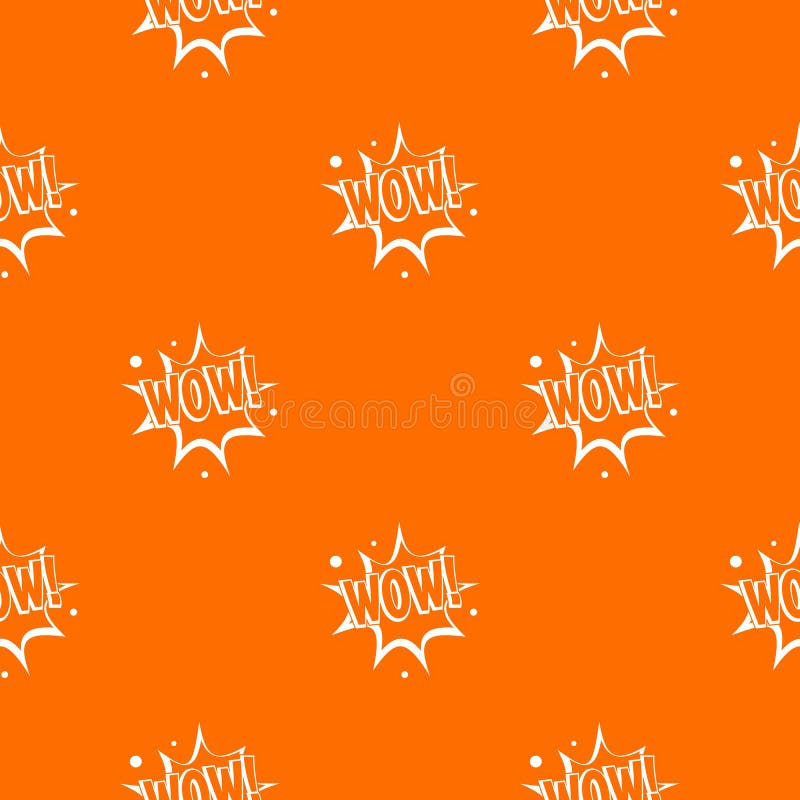 WOW, Explosion Effect Pattern Seamless Stock Vector - Illustration of ...