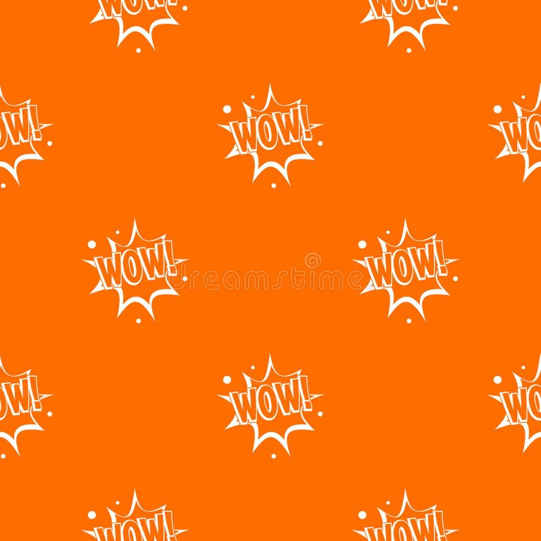 WOW, Explosion Effect Pattern Seamless Stock Vector - Illustration of ...