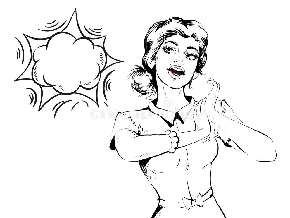 Mouth Open Sexy Woman Stock Illustrations 2 846 Mouth Open Sexy Woman