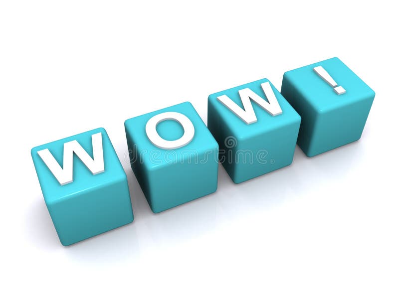 Smiley with wow sign stock vector. Illustration of smile - 37519175