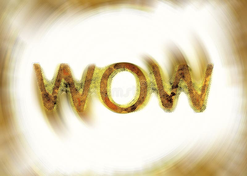 Wow message stock illustration. Illustration of abstract - 84269373