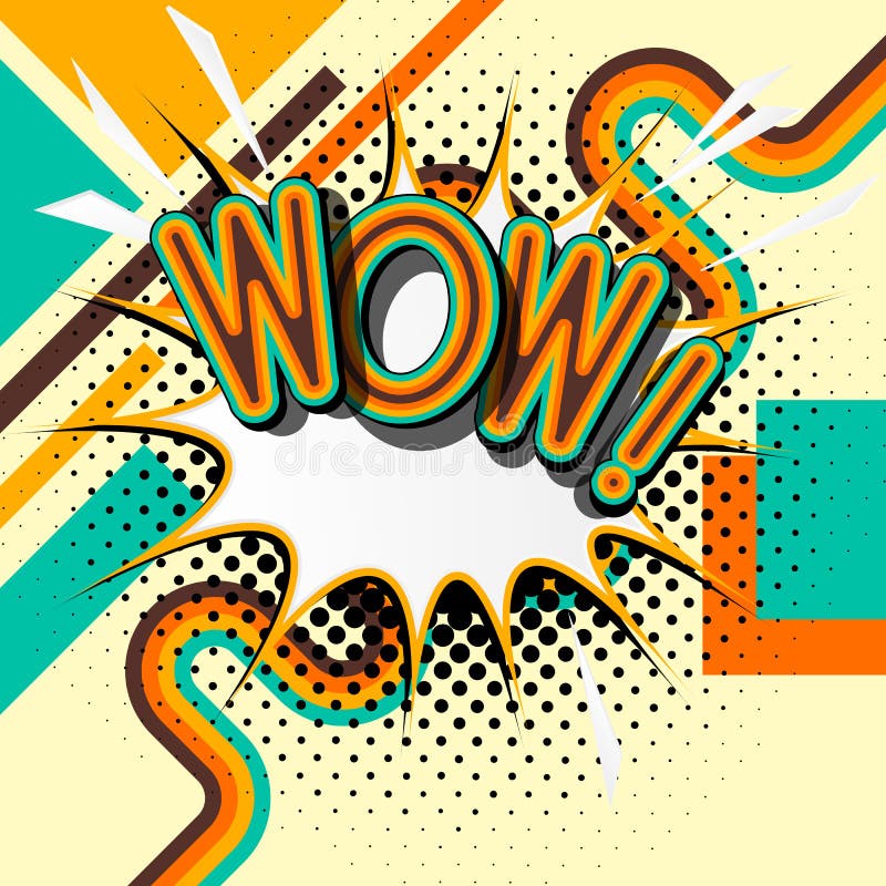 Yes - Retro Lettering with Shadows on a White Background. Vector Bright ...