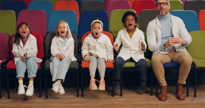 Wow, Students and Teacher at a Science Showcase, in the Audience As a ...