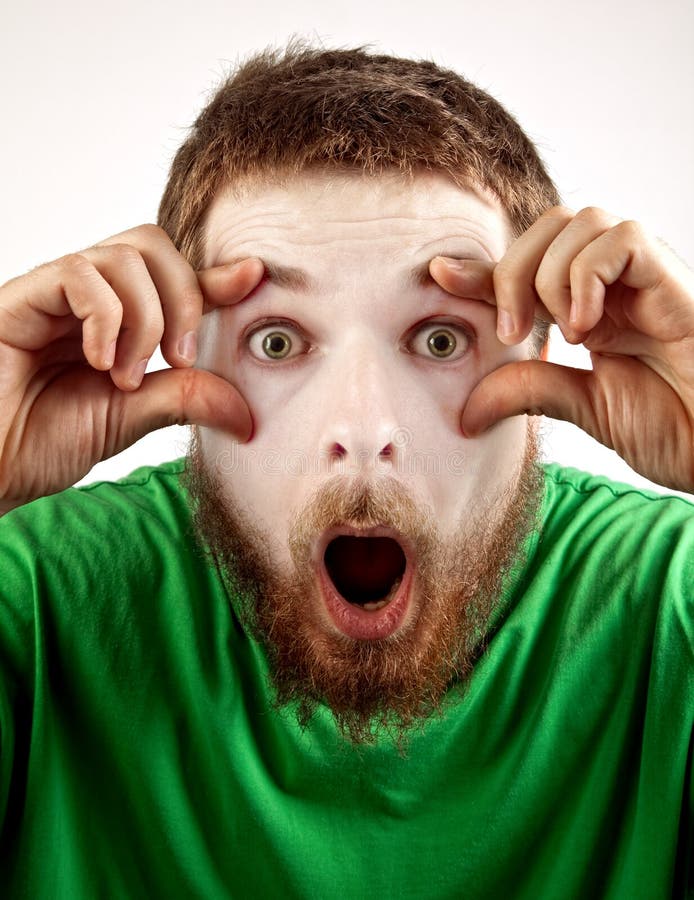 Wow Verbaasd Concept - Boots Het Kijken Na Mens Stock Foto - Image of ...