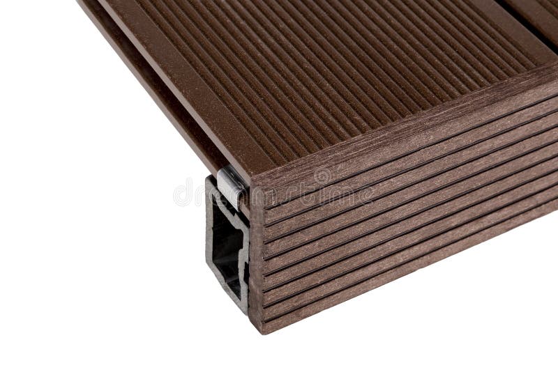 Wood - Plastic Composite Decking System. Building Material for Terraced ...