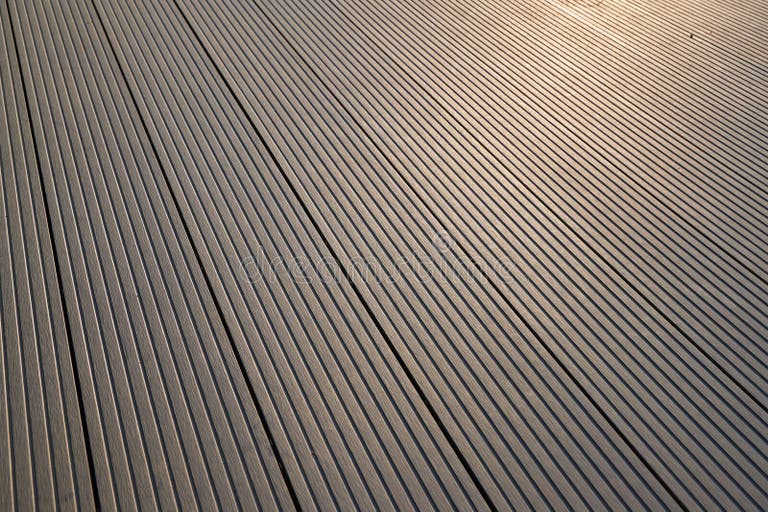 WPC Wood Plastic Composit Deck Texture Stock Photo - Image of jetty ...