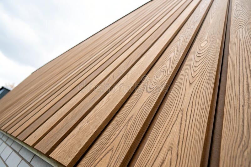 WPC Wood Vertical Pattern in Light Brown Stock Illustration ...