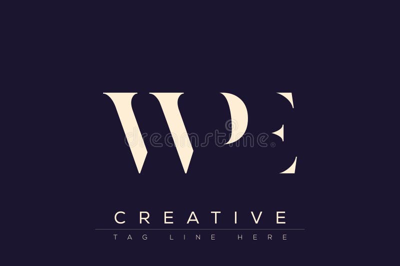 Wpe Letter Design Stock Illustrations – 21 Wpe Letter Design Stock ...