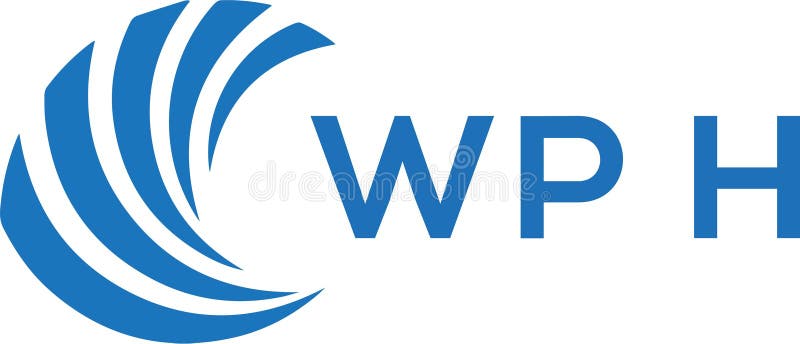WPH Letter Logo Design on White Background. WPH Creative Circle Letter ...