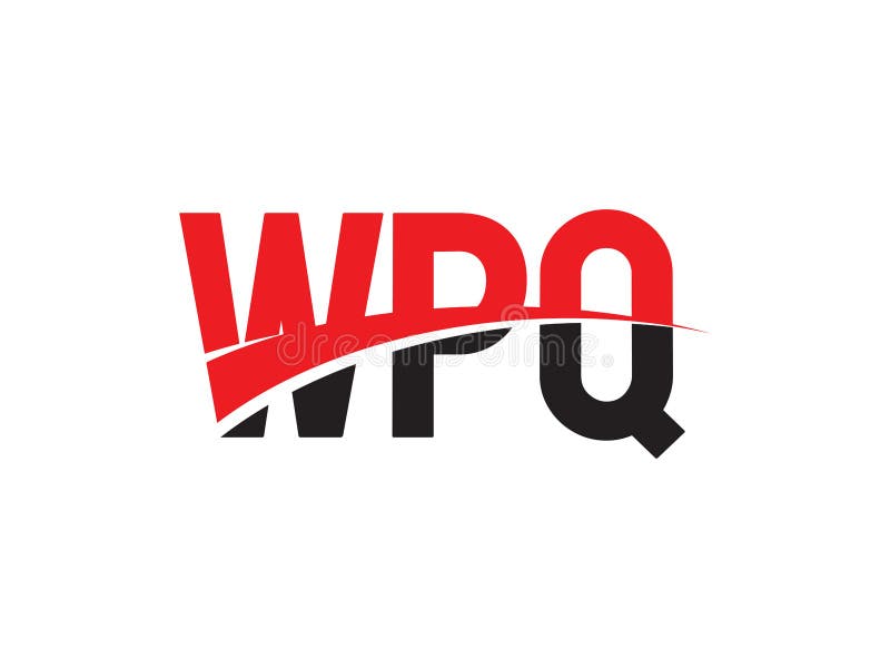 WPQ Letter Initial Logo Design Vector Illustration Stock Vector ...