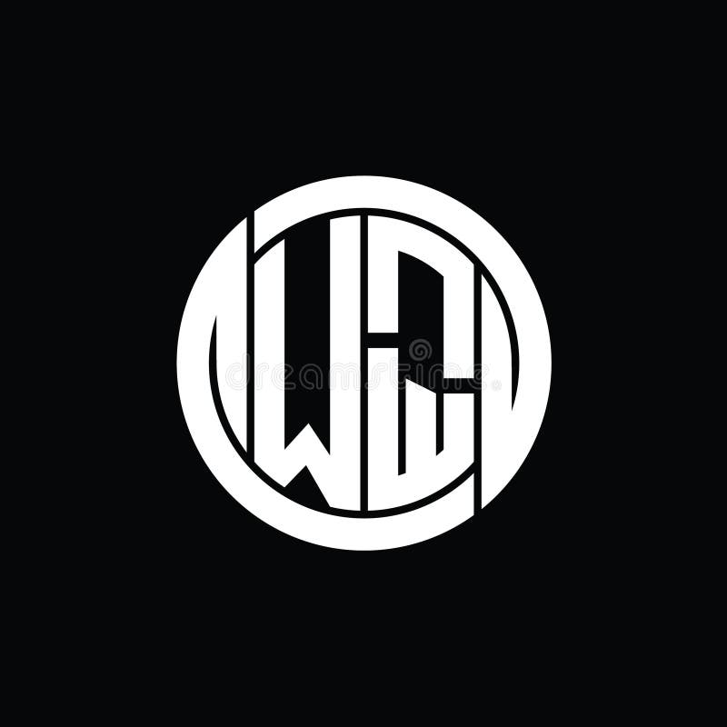 WQ Logo Monogram Shield Inside Circle Shape Vector Images Design ...