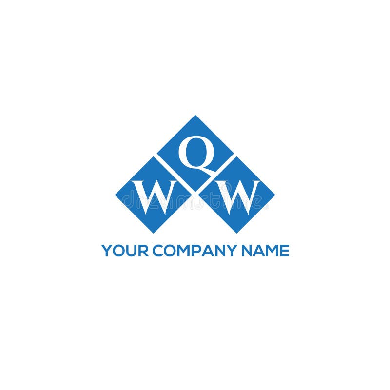 WQW Letter Logo Design on White Background. WQW Creative Initials ...