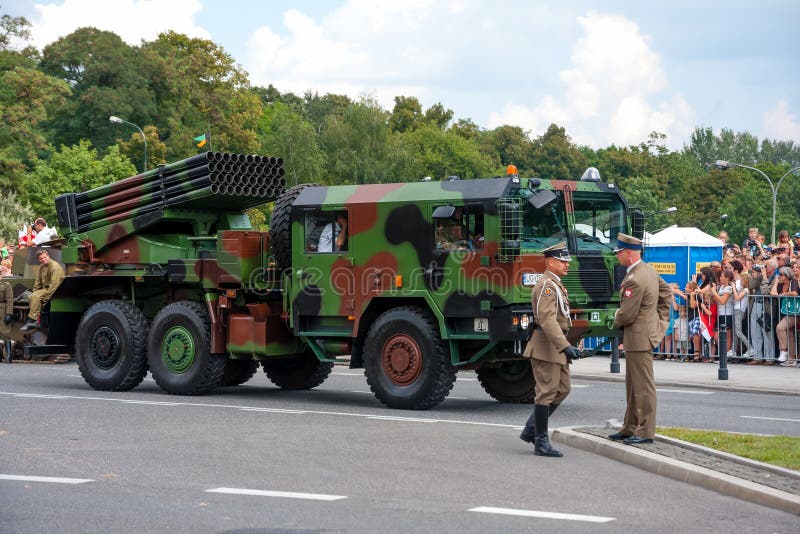 WR-40 Langusta, Lanzacohetes Foto editorial - Imagen de rodado, fuerzas ...