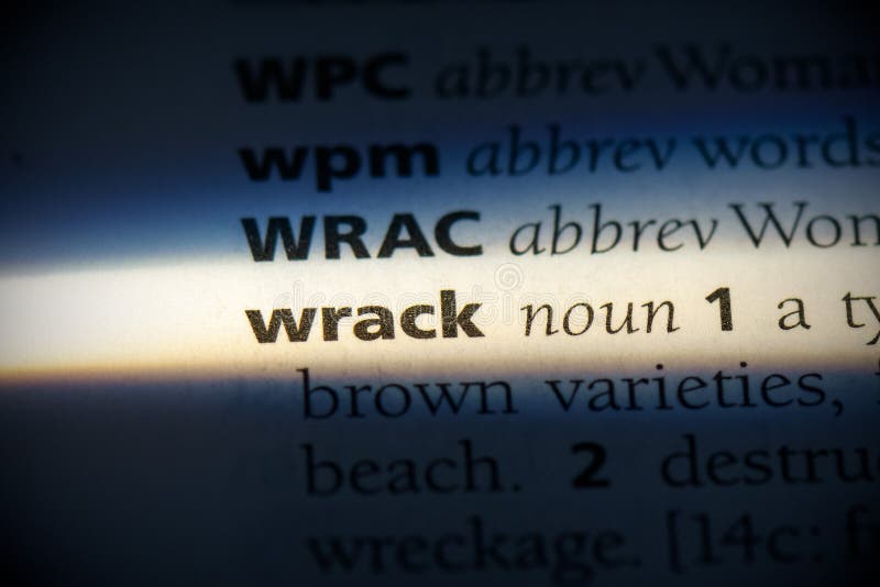 Wrack stock photo. Image of wrack, concept, language - 161576174