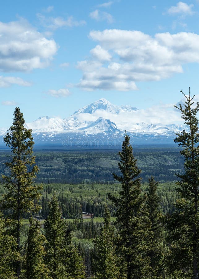 The Wrangell Mountains stock image. Image of landscape - 54486677
