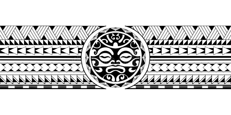 Aztec Tribal Band Tattoo